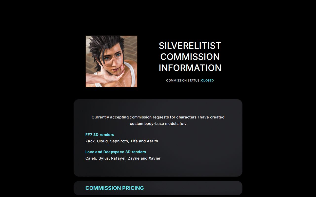 Silverelitist Commissions